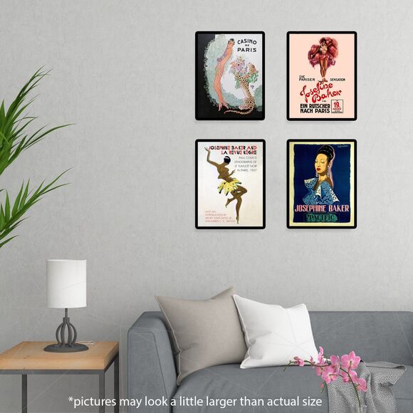 Art | Josephine Baker Art Print Vintage Paris Cabaret Poster 8x1 85x11 ...